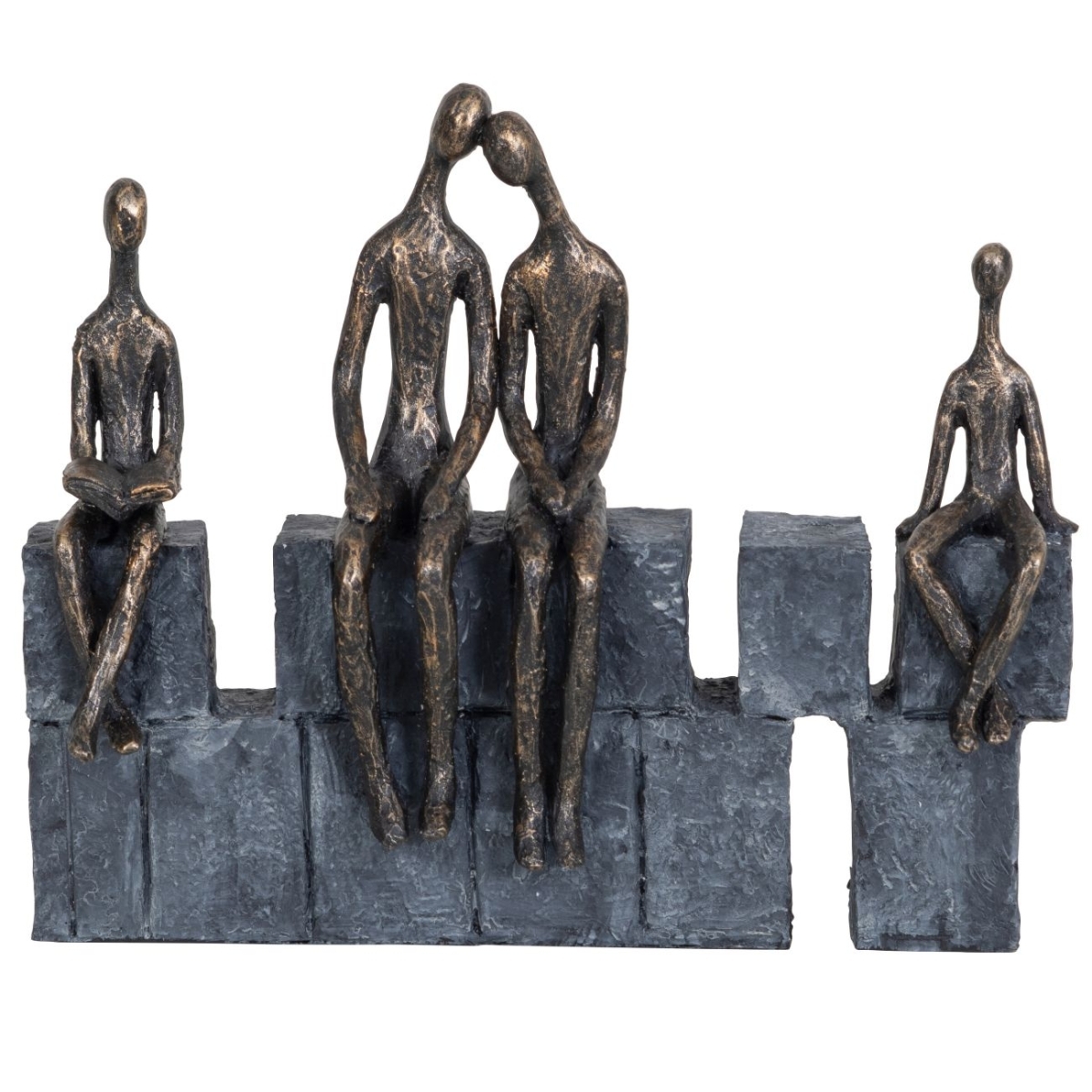 Bronze Blocks Family Of Four - Homeware - Smallford Farm Shop